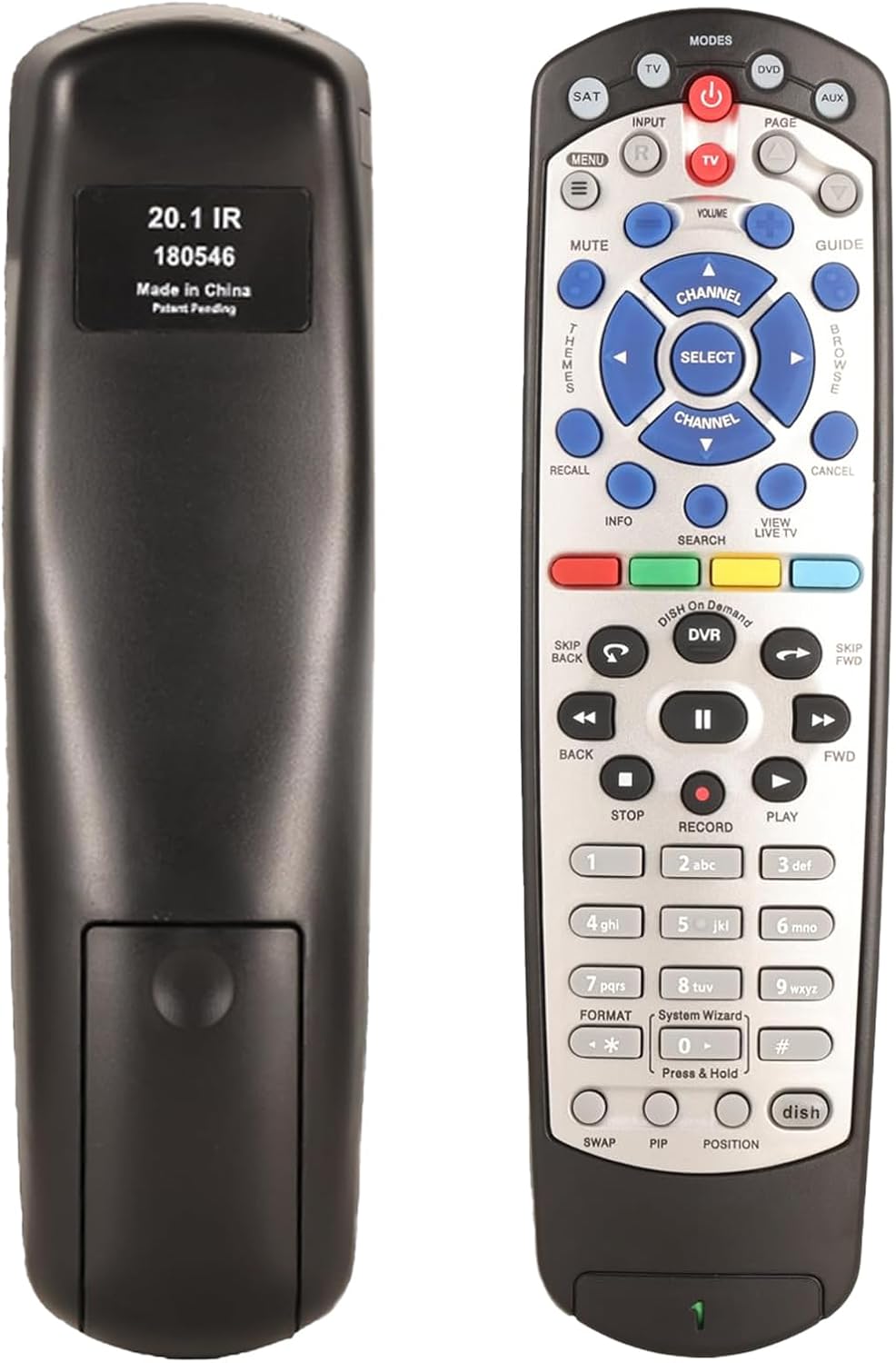 Amazon.com: 2 Pack New Dish Remote for Dish Network 20.1 IR Satellite ...