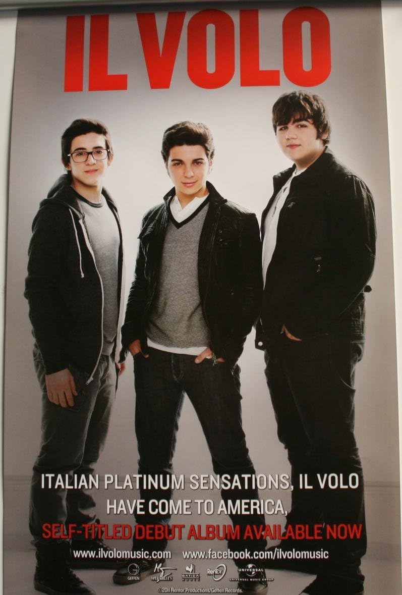 Amazon.com: IL VOLO SELF TITLED DEBUT ALBUM POSTER 14 X 22" PROMO ...
