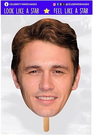 Amazon.com: James Franco Mask Celebrity Face Masks Actor On A Stick ...