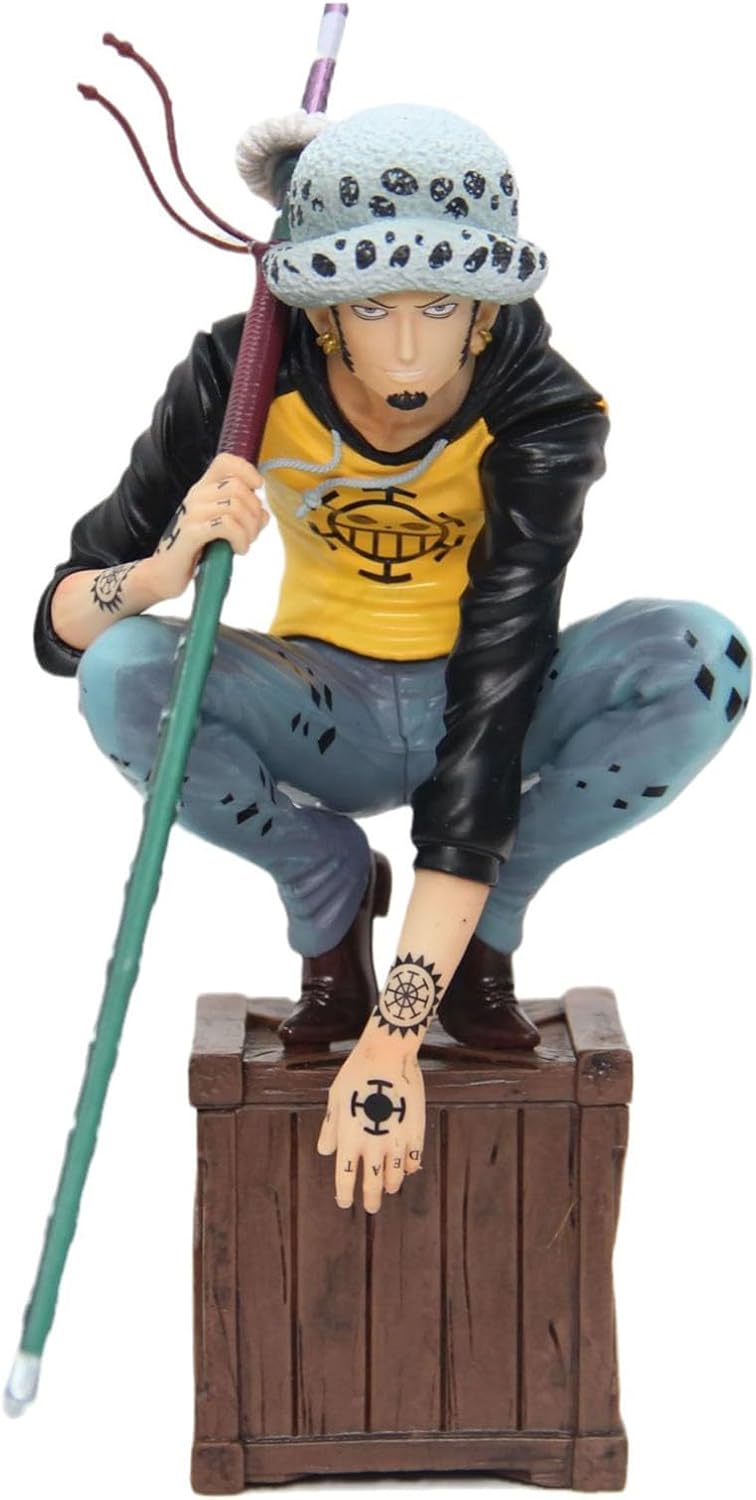 Amazon.com: Muenmee Trafalgar Law Figure, Law Anime Statues Figurine ...
