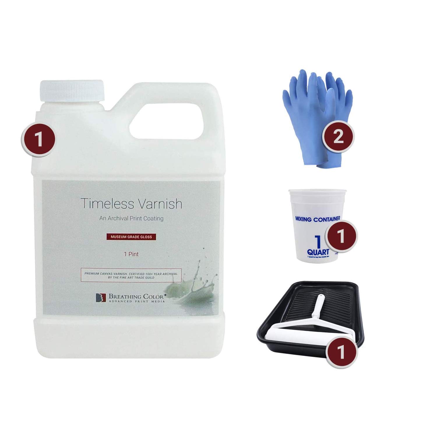 Amazon.com: Breathing Color Timeless Archival Print Varnish Kit - 1 ...