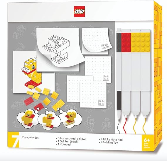 Amazon.com: LEGO Stationery Creativity Set with Duck Building Toy ...