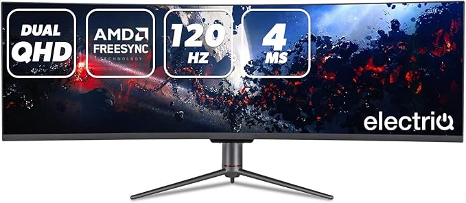 electriQ-49CV5UWD120FSHQA-V3 49" QLED UWQHD 120Hz Super Ultra Wide ...