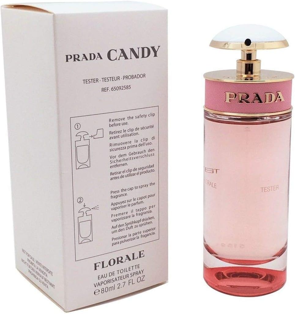 Amazon.com : Prada Candy Florale Eau De Toilette Spray, 2.7 Ounce Plain ...