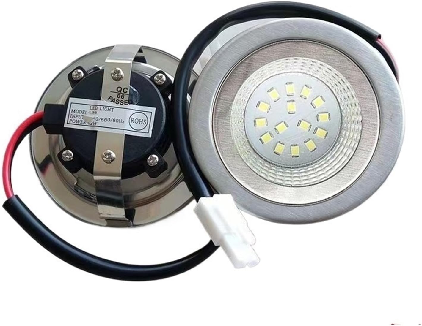 ruehalf 2-Piece 12V/DC 220V/AC 1.5W Exhauster Ventilator Light Bulb ...