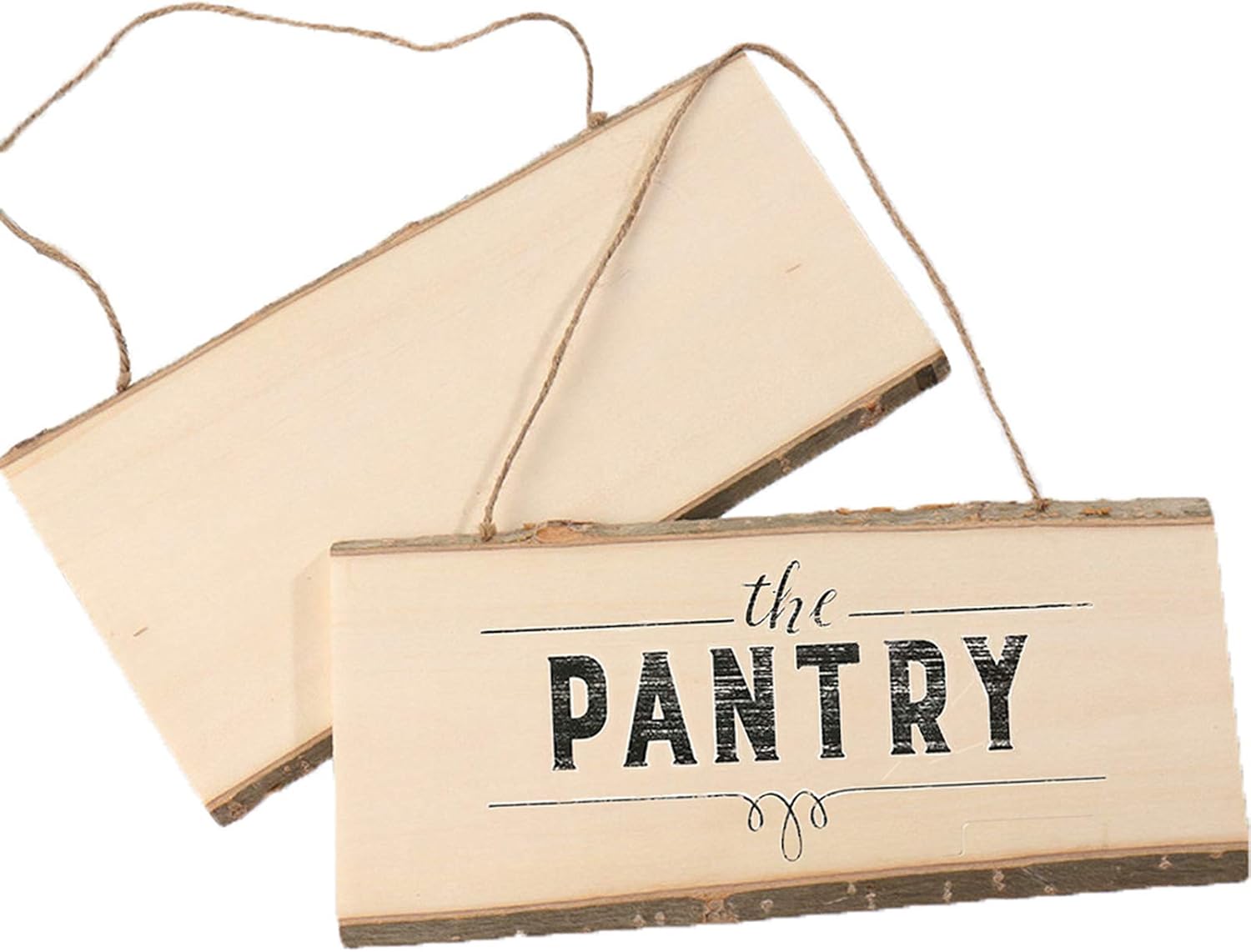 Amazon.com: Unfinished Blank Hanging Wood Plaque Sign for DIY Crafts ...