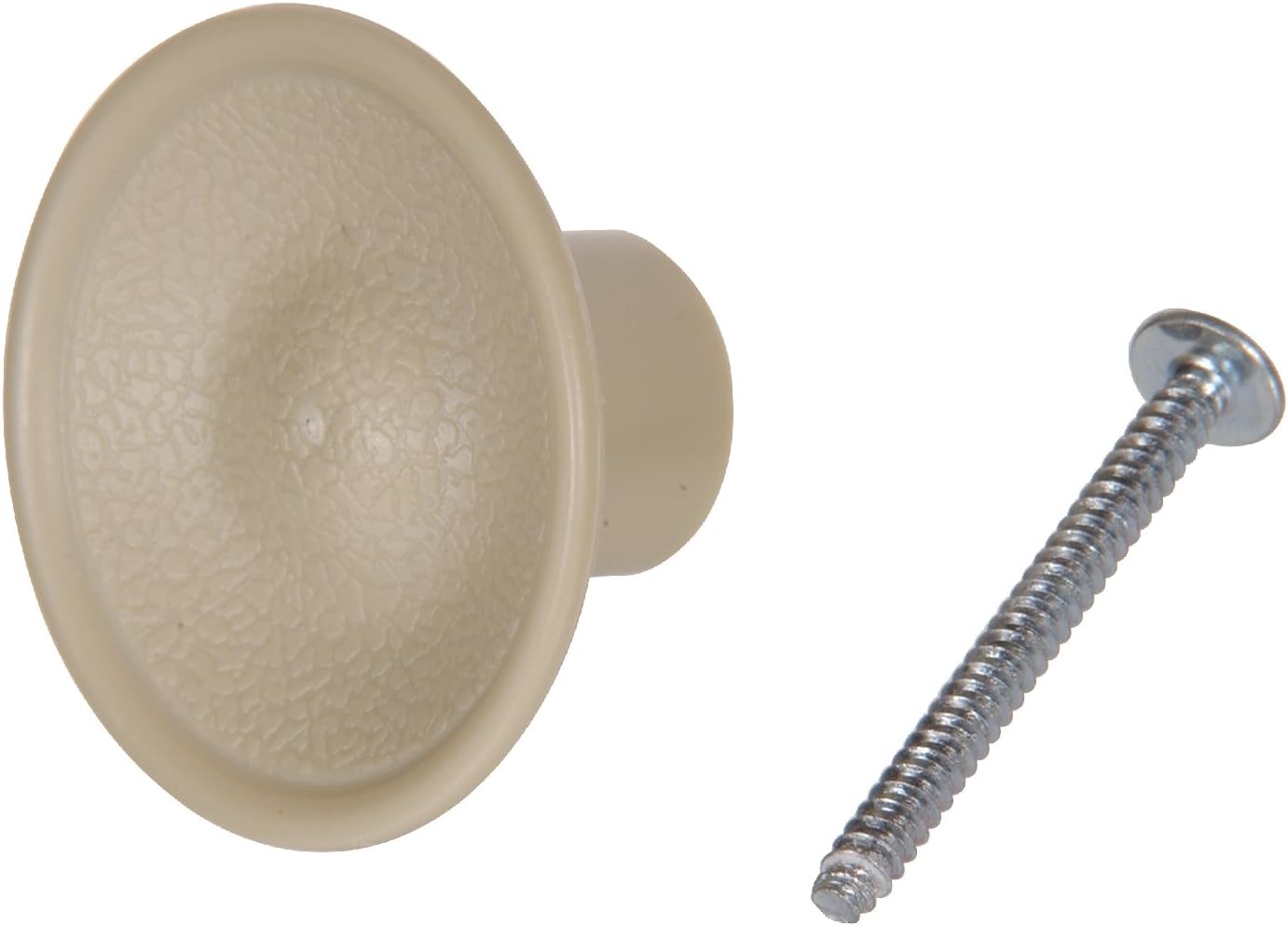 The Hillman Group 57026 Ivory Knob for Bifold Door with Screw, 1 3/4 ...