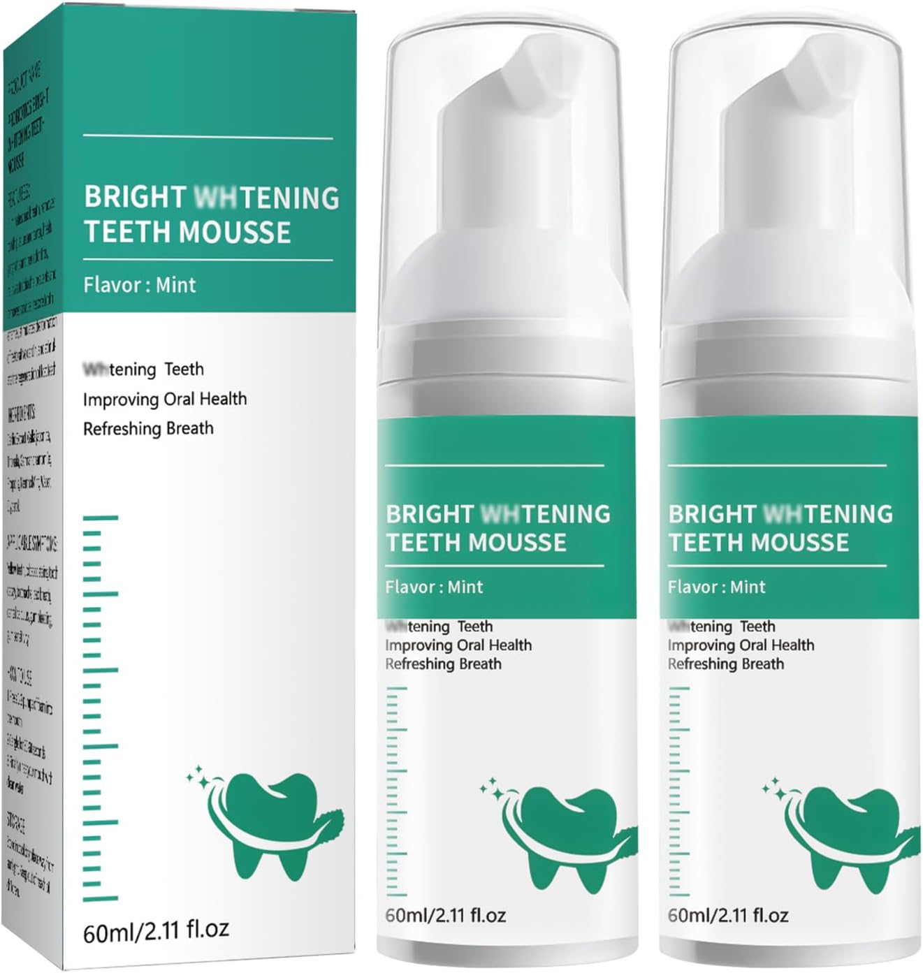 Amazon.com : Mrryiio Whitening Teeth Mousse Foaming Toothpaste ...