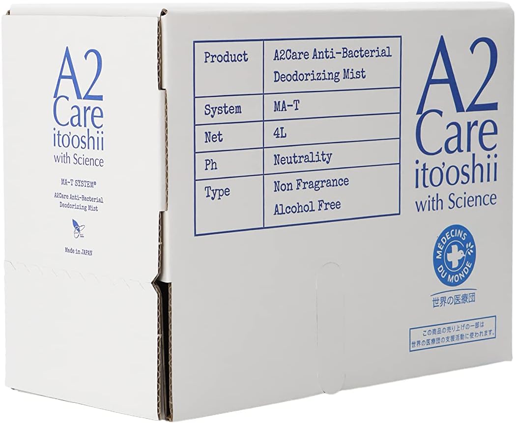 Amazon | 除菌消臭剤A2Care (詰替え用4L_MA-T配合)日本製 アルコールフリー 無香料 無臭 低刺激 | A2Care | スプレー