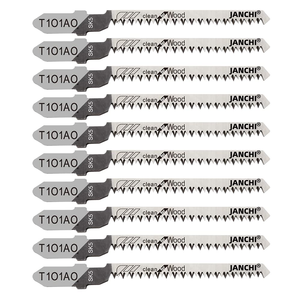 50 Pack T101AO T-Shank Contractor Jigsaw Blade Set Made with HCS, 3 ...