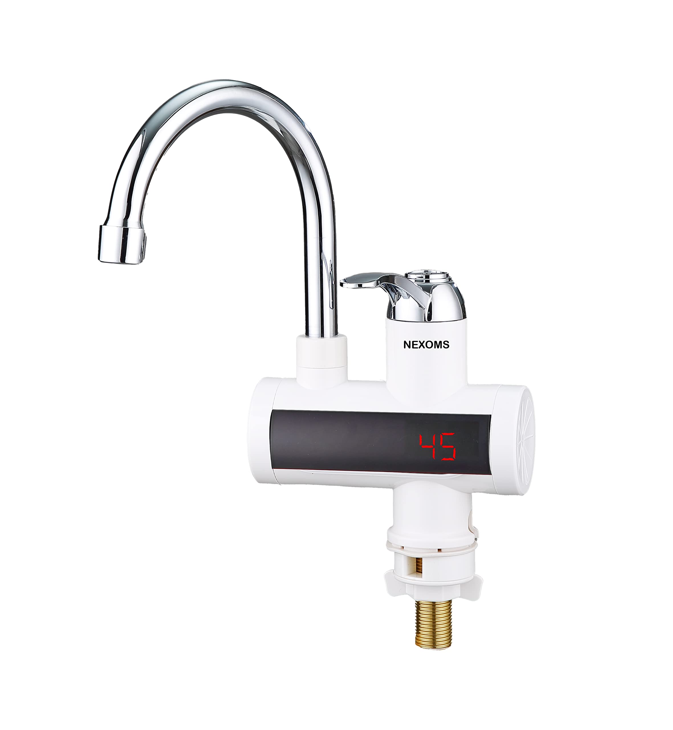 Buy NEXOMS Instant Heating Digital Water Tap Bottom/Surface ed with 3 ...