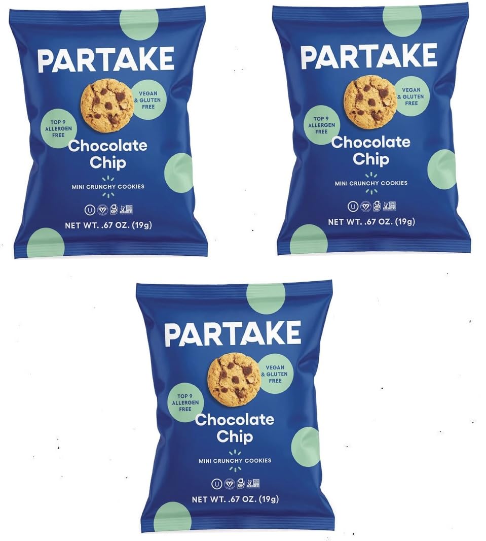 Amazon.com: Partake - Crunchy Mini Chocolate Chip Vegan/Gluten Free ...