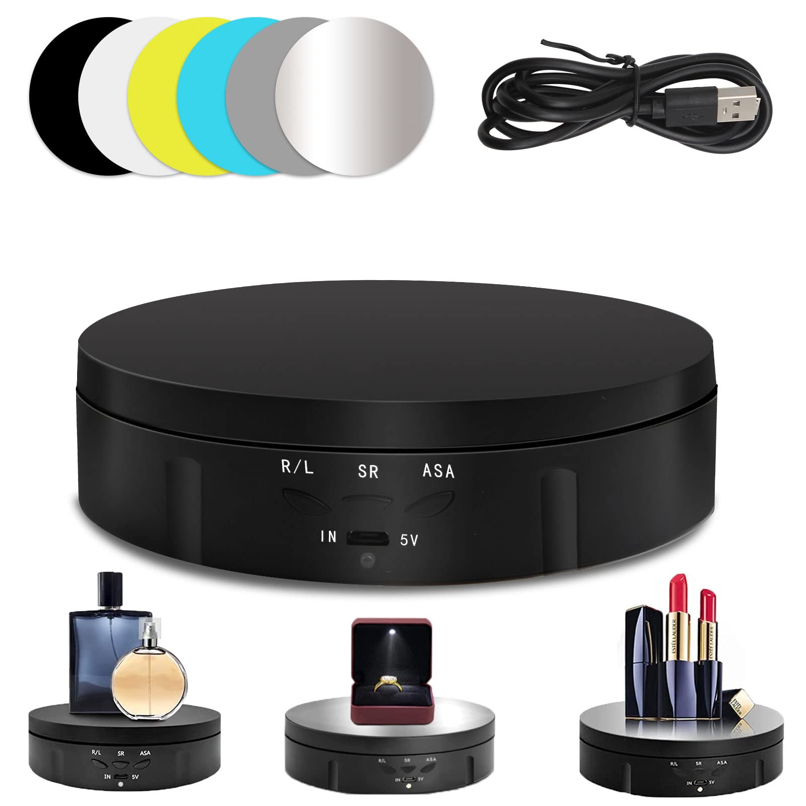 Buy Motorized Rotating Display Stand, 360 Degree Turntable Display ...