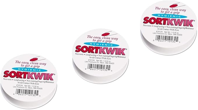 Amazon.com: Lee Sortkwik Fingertip Moisteners, 1 3/4 oz, Pink, 3 Pack ...