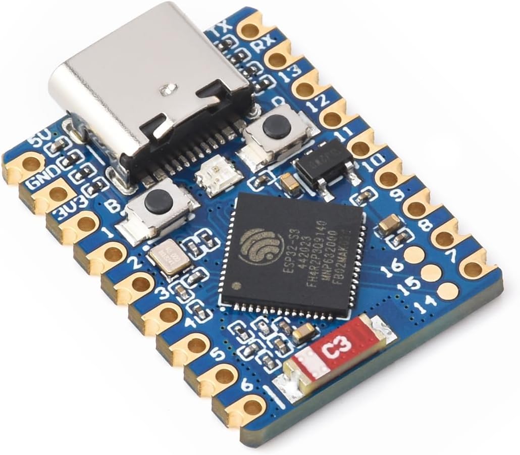 Waveshare ESP32-S3 Mini Development Board, Based On ESP32-S3FH4R2 Dual ...