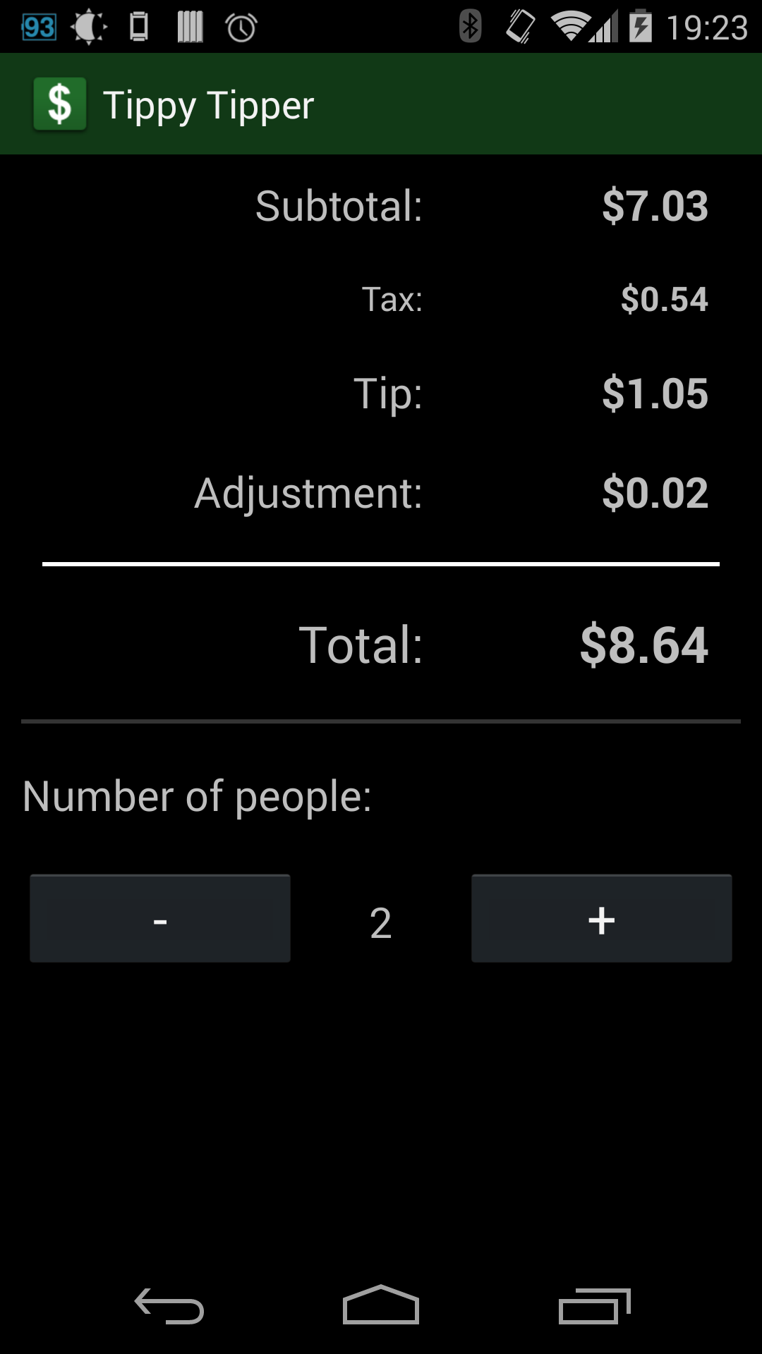 Tippy Tipper (Tip Calculator) - App on Amazon Appstore