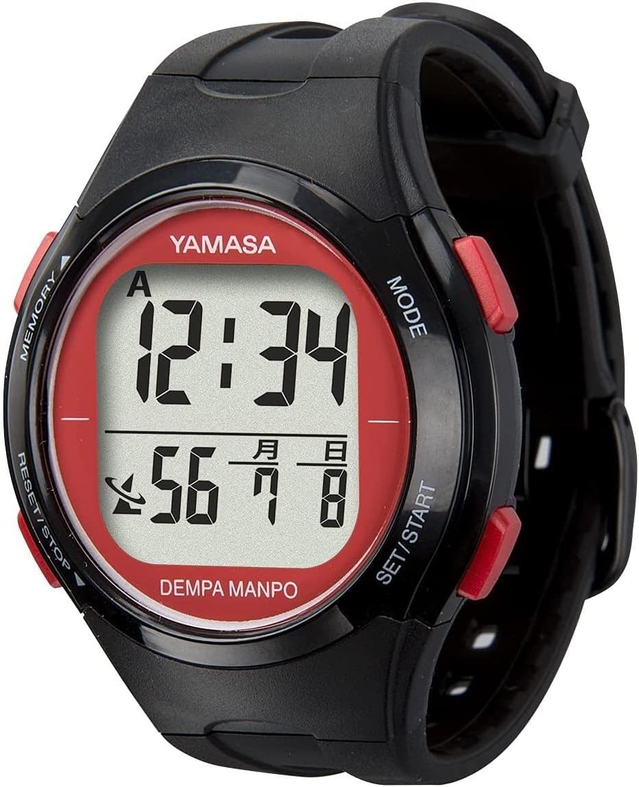 Amazon.co.jp: ウォッチ万歩計 WATCH MANPO TM-510(BR) （山佐 YAMASA ヤマサ）電波時計 腕時計 万歩計 時計 歩数計 : ホビー