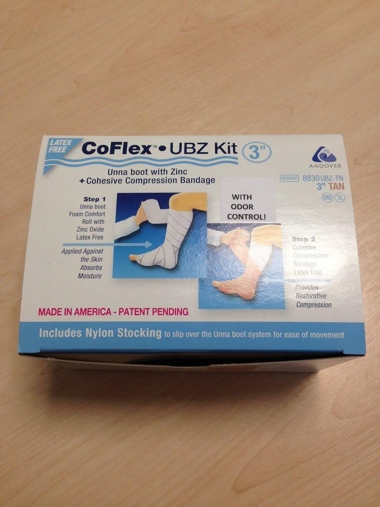 Amazon.com: 'CoFlex UBZ Kit, Unna Boot With Zinc and Cohesive ...
