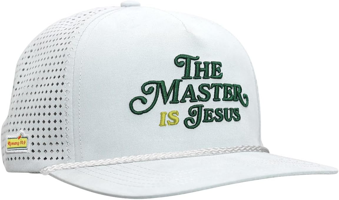 Kerusso - The Master is Jesus - Romans 10:9 - Polyester - Men's Trucker ...