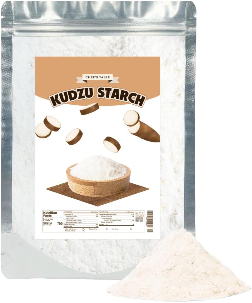 Amazon.com : Farmer Queen Premium Kudzu Kuzu Starch 8 Ounce for Cooking ...