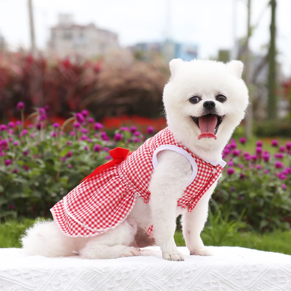 Snapklik.com : Dog Striped Dress For Small Dogs Girl Princess Skirt Cat ...