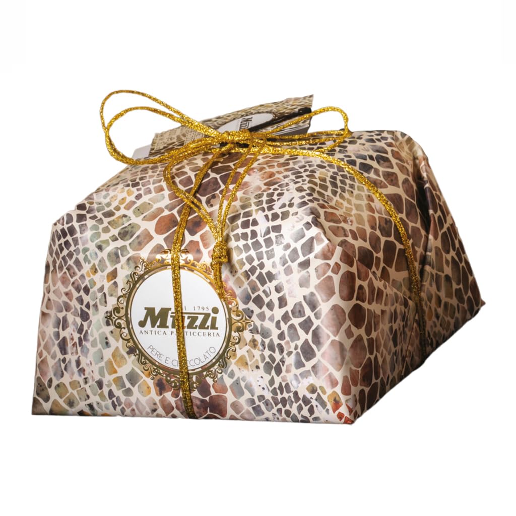 Amazon.com: Panettone Cake with Candied Pear Cubes and Chocolate Chips ...