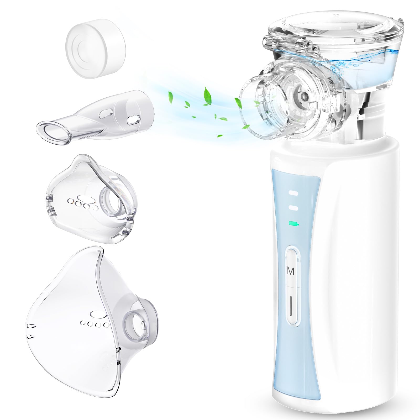 NIKYPJ Quiet Portable Inhaler for Adults Children, USB Rechargeable ...