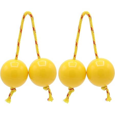 Amazon.com: 2 Pair Aslatuas Rhythmic Ball,Kashaka Instrument,Music Egg ...
