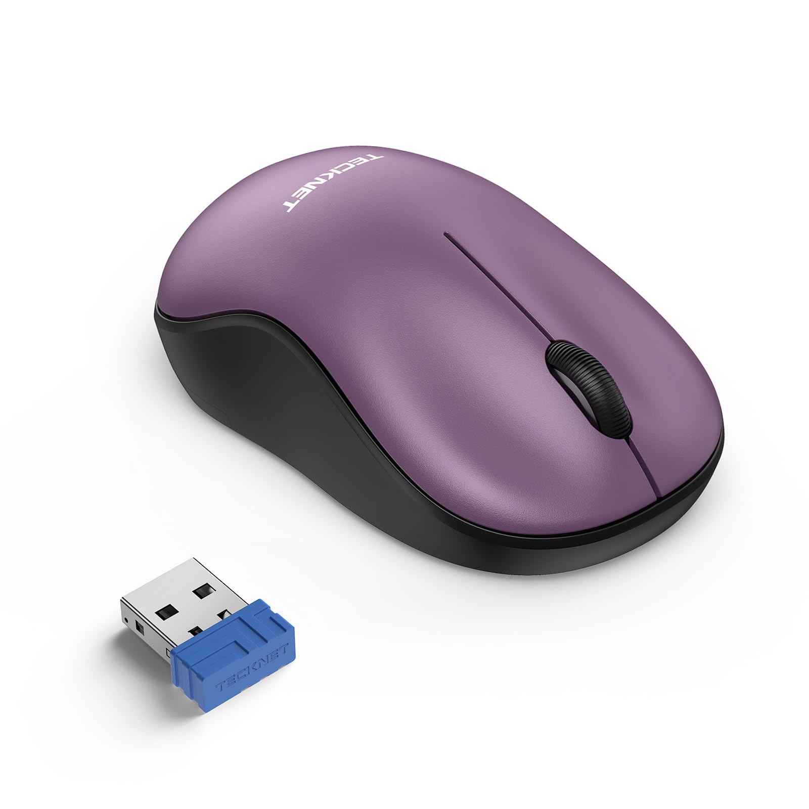 Amazon.com: TECKNET Wireless Mouse for Laptop, 2.4G Silent Mouse Quiet ...