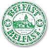 Amazon.com - Belfast Northern Ireland Vinyl Sticker Decal Laptop Car ...