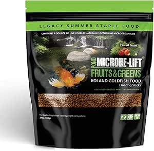 Amazon.com: MICROBE-LIFT Fruits and Greens Floating Fish Food Sticks ...