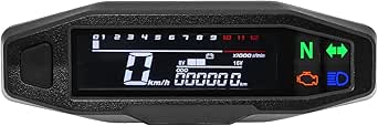 Amazon.com: Speedometer Odometer Mini Universal Dashboard Digital ...