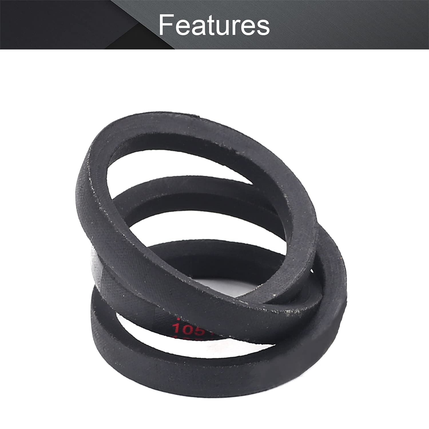 Snapklik.com : Industrial Belt M22 Drive V-Belt Inner Girth 22in Inner ...