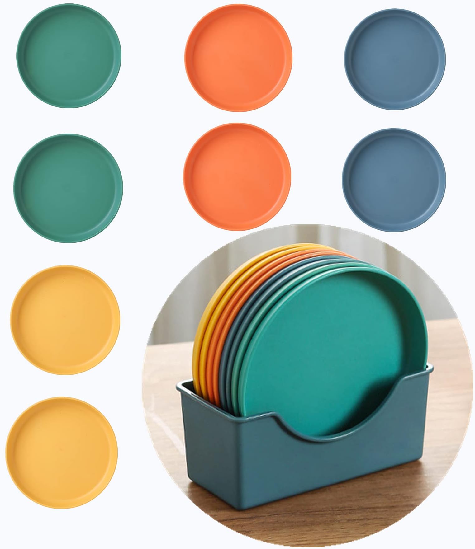 Amazon.com | Appetizer Plates,Dessert Salad Plates ,Small Serving Cake ...