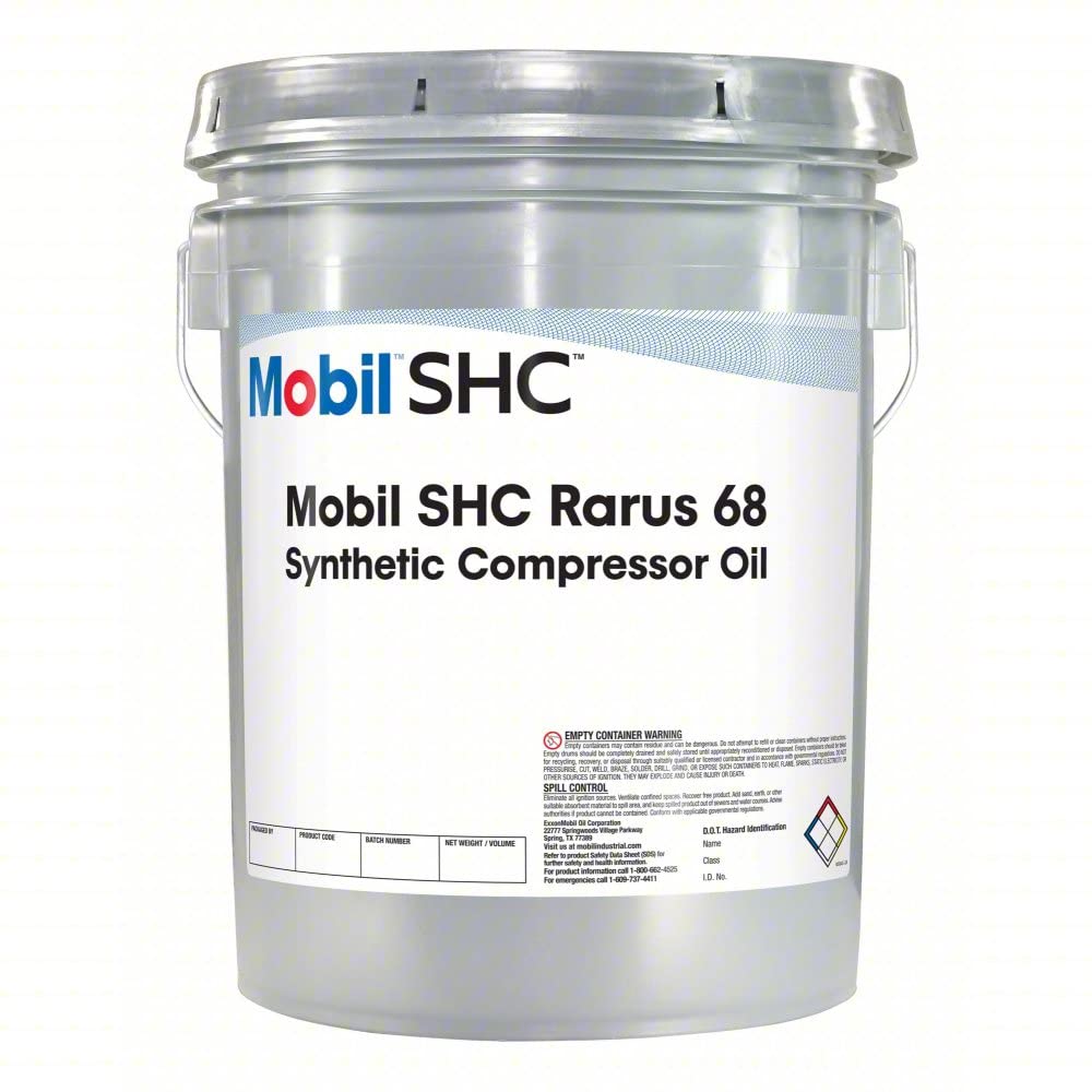 Amazon.com: Genuine RARUS SHC 68 Compressor Oil- ISO VG 68-5 gal. Pail : Industrial & Scientific