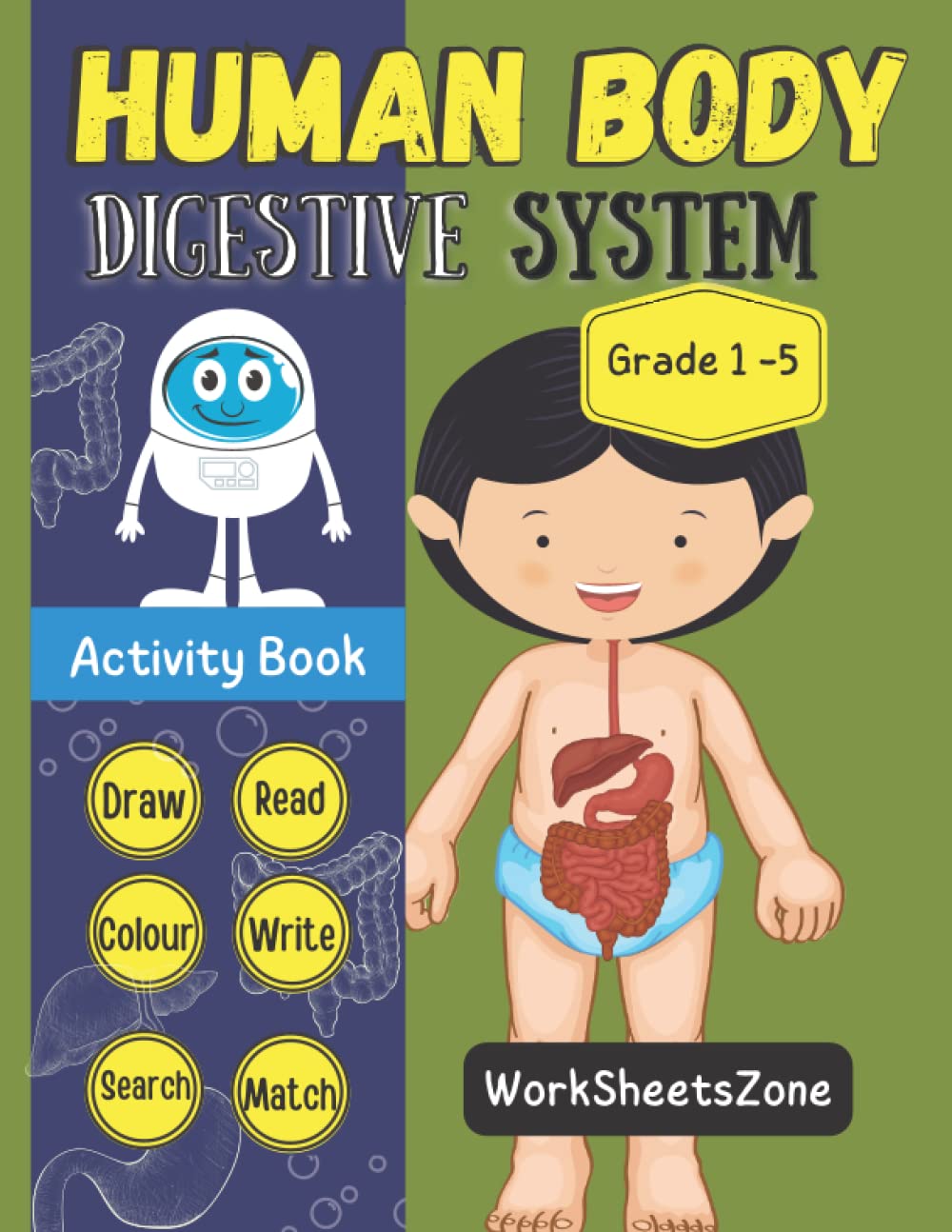 Buy Digestive system early learning book: learn human body systems in ...
