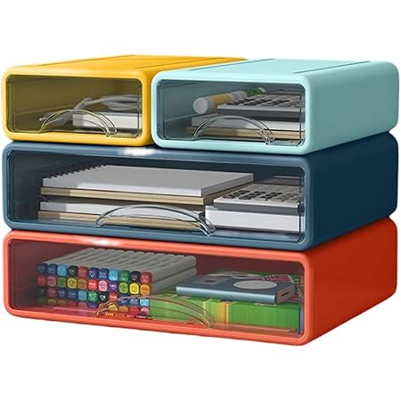 Amazon.com: DETEIN Large Desk Drawer Organizer 13"x9"x3.3" Stackable ...