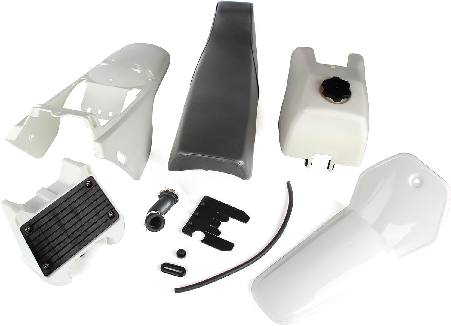 Amazon.com: ELANER PW80 Plastics, Air Box Gas Tank Seat Plastics Set ...