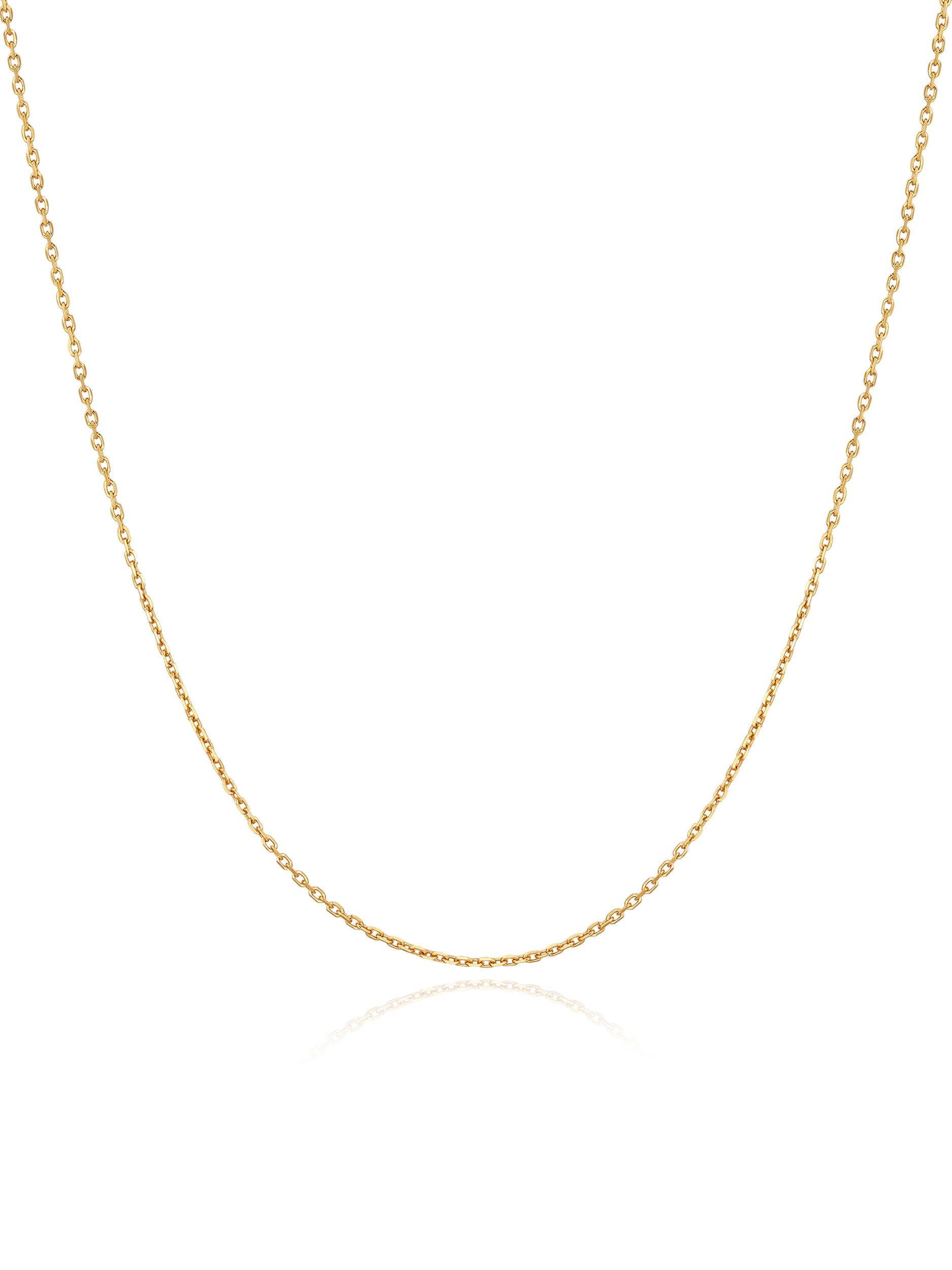 1 x Brand New Gold Chains Sterling Silver Chains Basic Chain for Penda ...