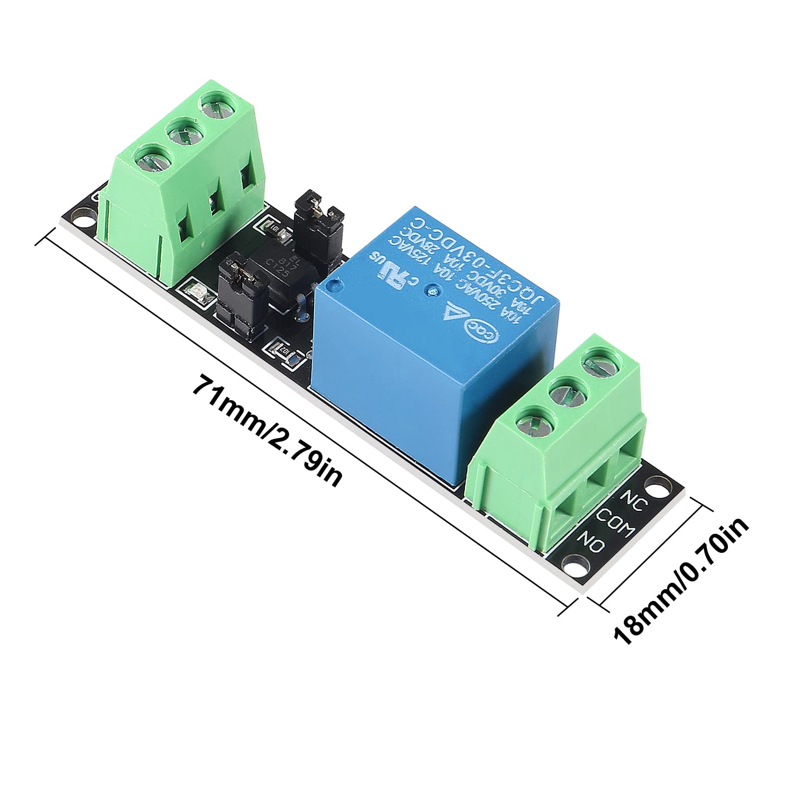 Snapklik.com : 6PCS 1 Channel DC 3V Relay High Level Driver Module ...
