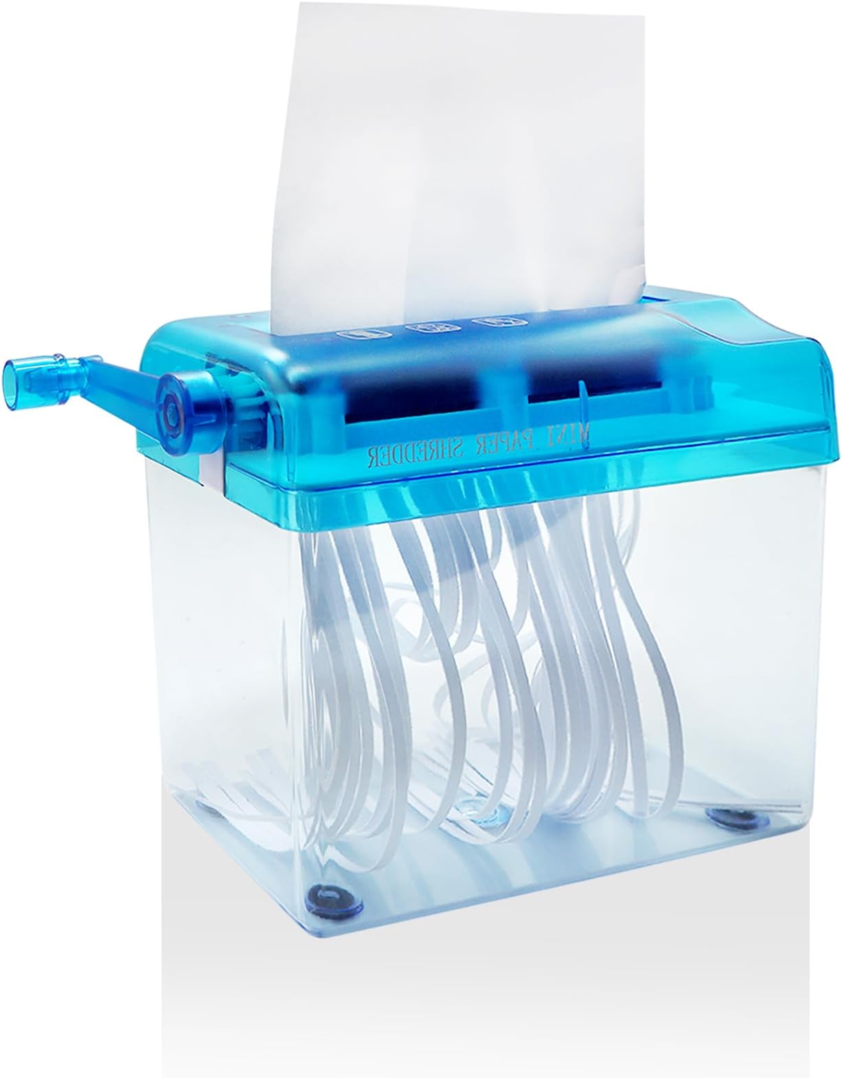 ICEBLUEOR Manual Paper Shredder, Portable Small Paper Shredders for ...