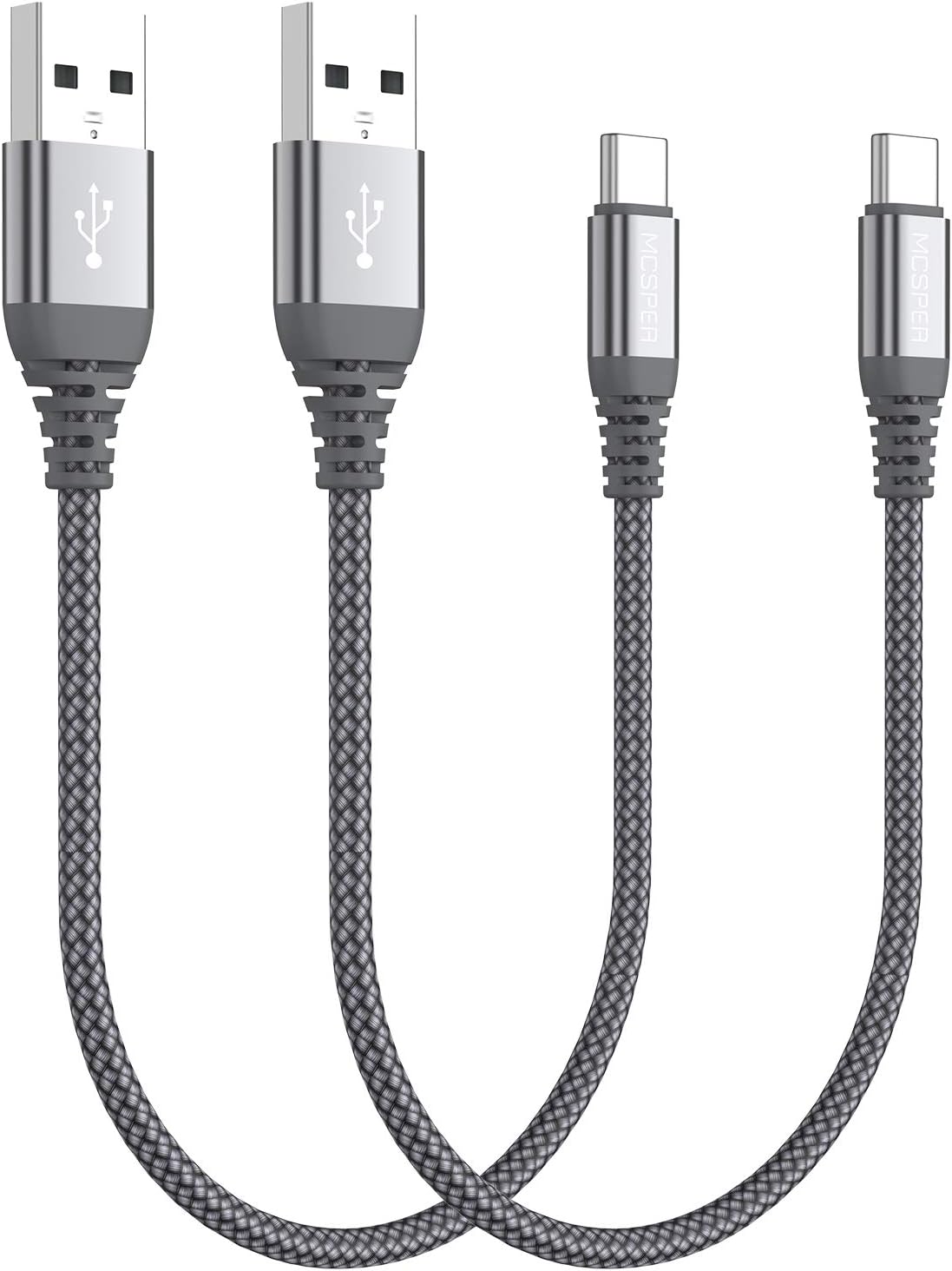 Amazon.com: Short USB C Cable(0.5ft 2-Pack),USB Type C Charger Nylon ...