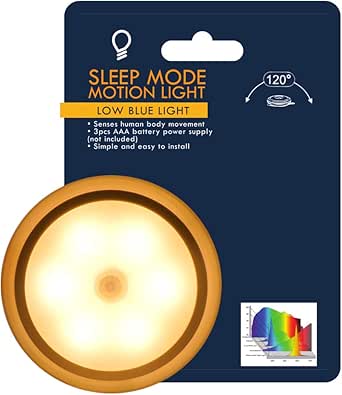 Sleep Mode Motion Light Optimized Without Blue Light, Helps Maintain ...