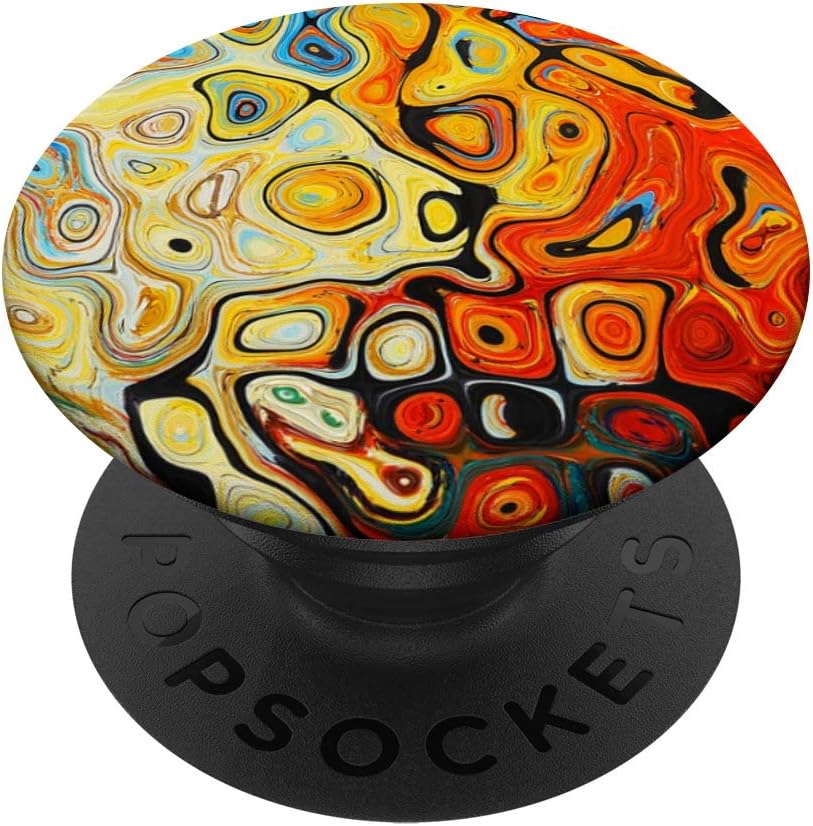 Amazon.com: Cool Blue White Red Marble Pop Socket - Boys Girls Gifts ...