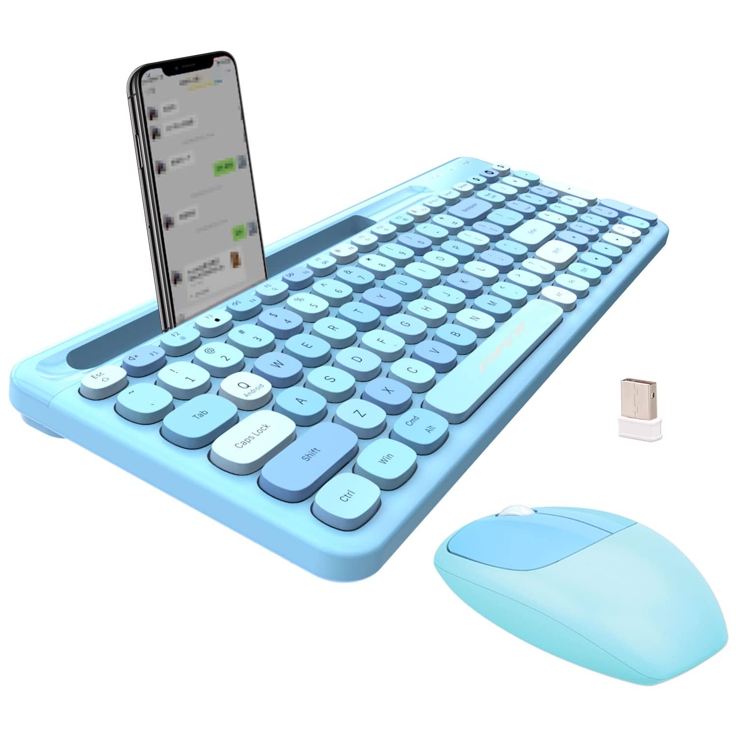 Snapklik.com : FOPETT 24GHz Wireless Keyboard And Mouse Set