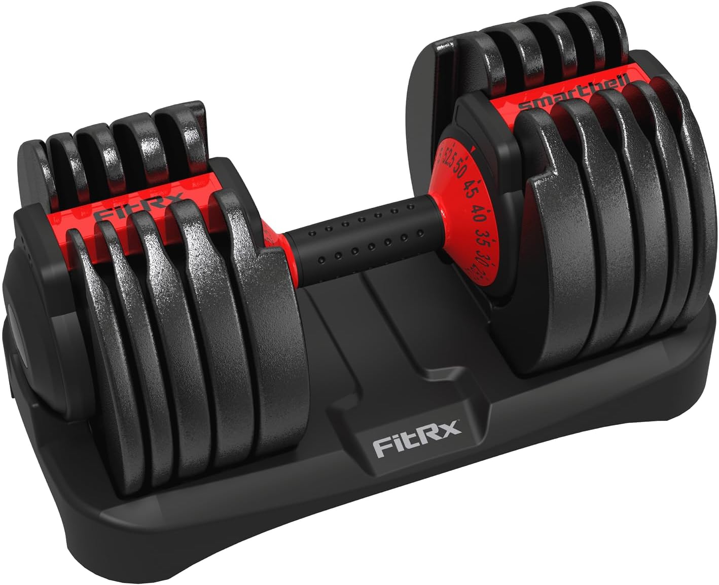 Amazon.com : Smart Bell, Quick Select Adjustable Dumbbell, 5-52.5 lbs ...