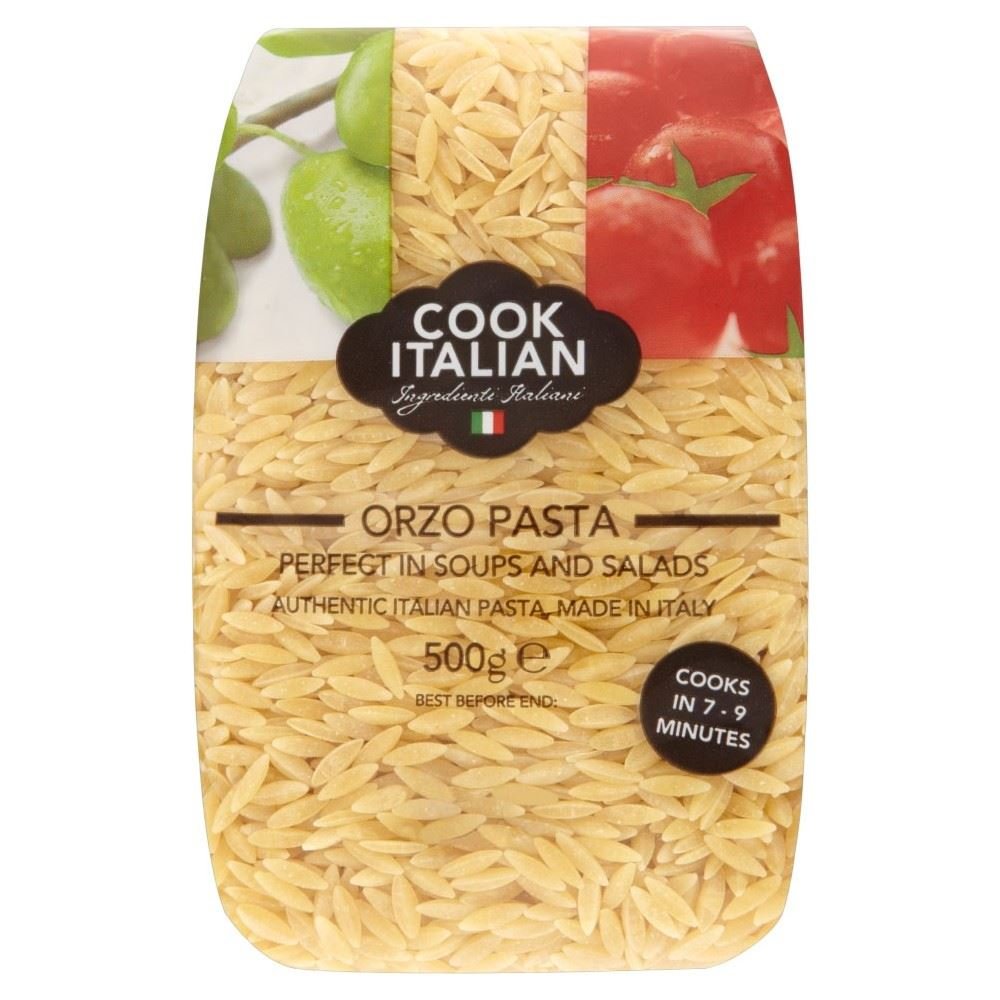 Amazon.com : Cook Italian Orzo Pasta 500g : Grocery & Gourmet Food