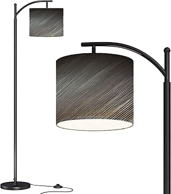 LOPYEIJFG Modern Arc Floor Lamp with Dimmer Mid Century A Flat ...