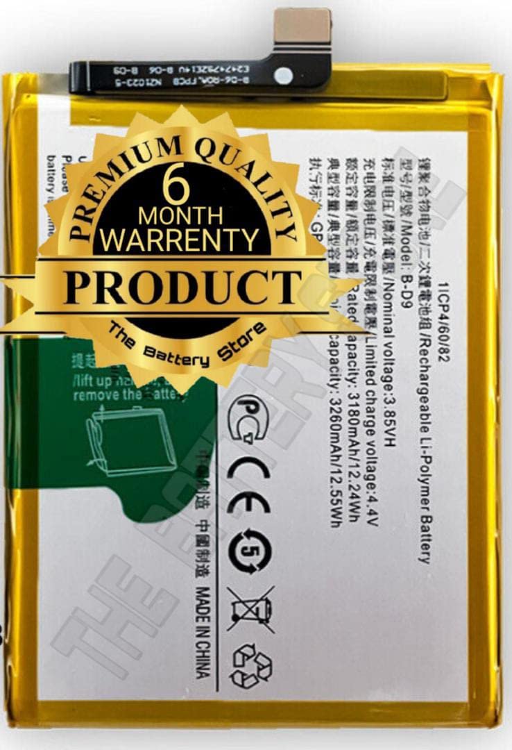 Original B-D9 Battery for Vivo V9 / V9 Youth/ Y85 /V9 6GB/1851/ Z1 ...