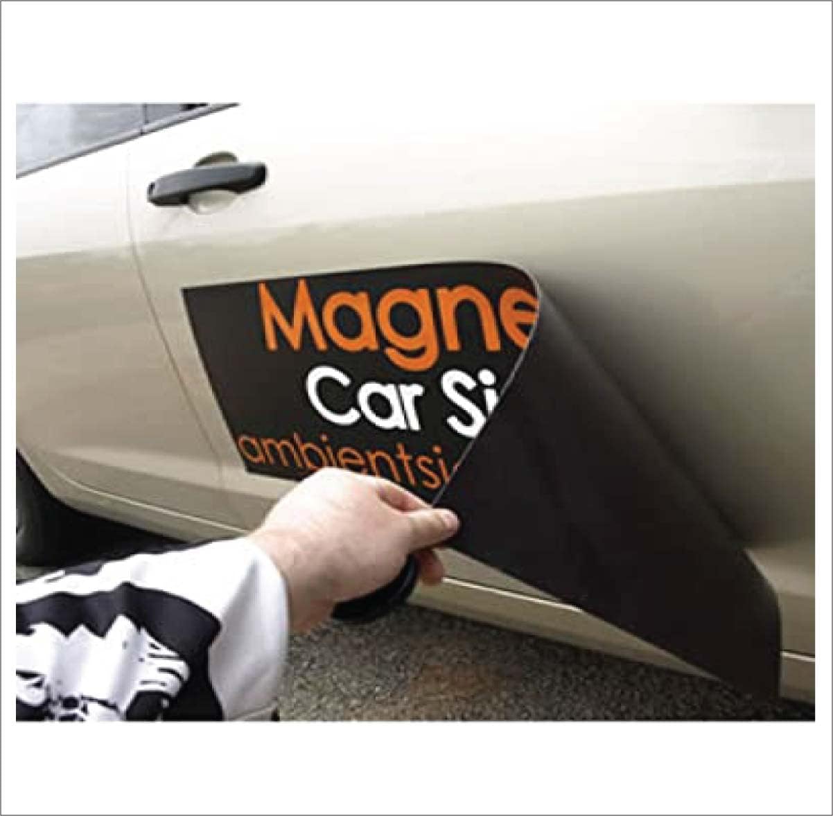Amazon.com: Custom Full Color Magnetic Sign White Vehicle Magnets Car ...